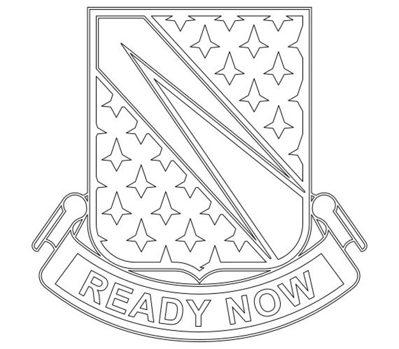 US Army 89th Cavalry Regiment Unit Crest Vector Files Dxf Eps | Etsy