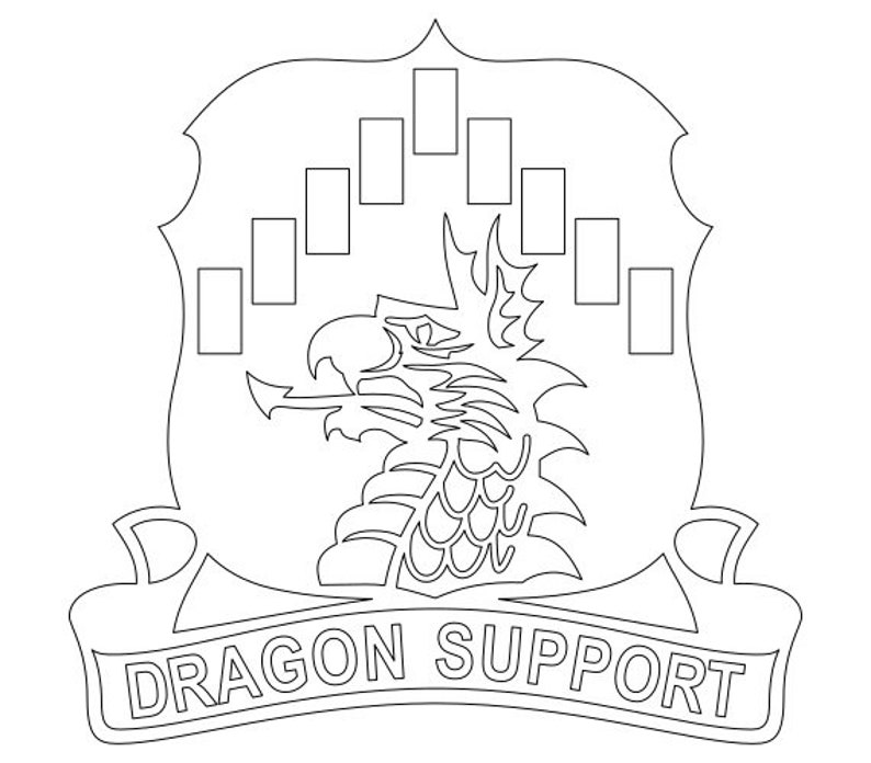 US Army 601st Aviation Support Battalion Unit Crest Vector - Etsy