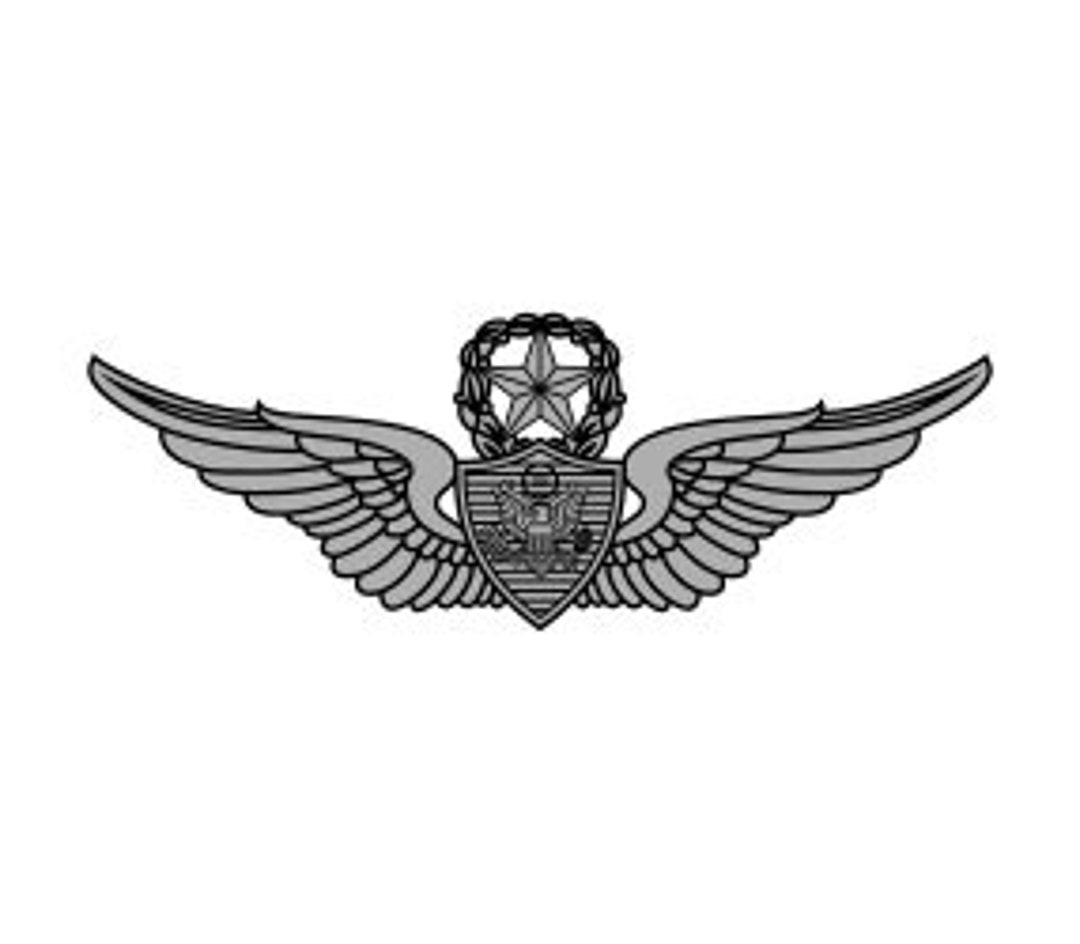 US Army Master Aviation Badge Vector Files, Dxf Eps Svg Ai Crv - Etsy