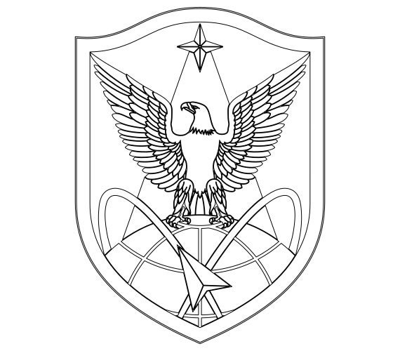 US Army 1st Space Brigade Patch Vector Files Dxf Eps Svg Ai - Etsy