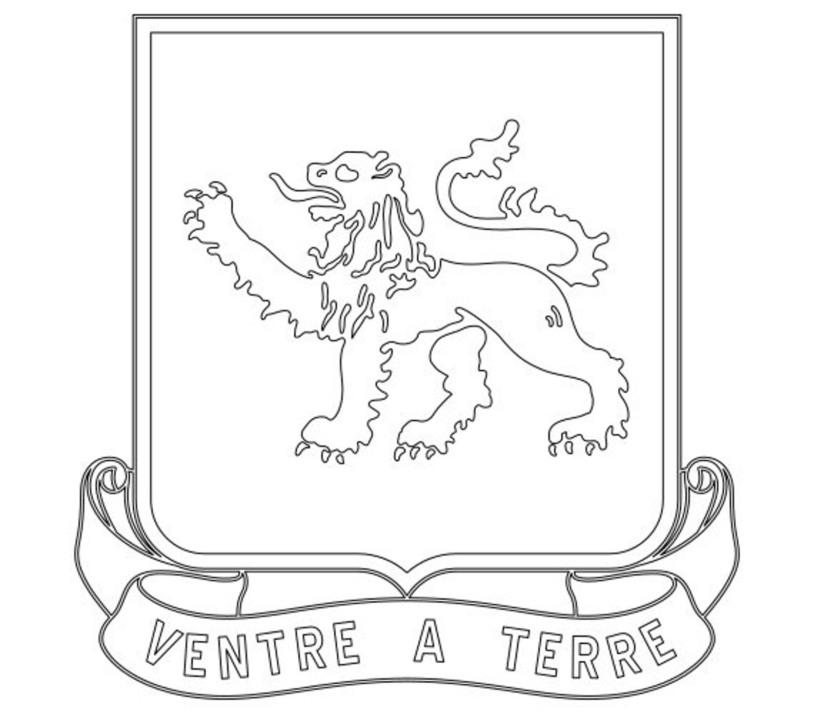 US Army 68th Armor Regiment Unit Crest Vector Files Dxf Eps - Etsy