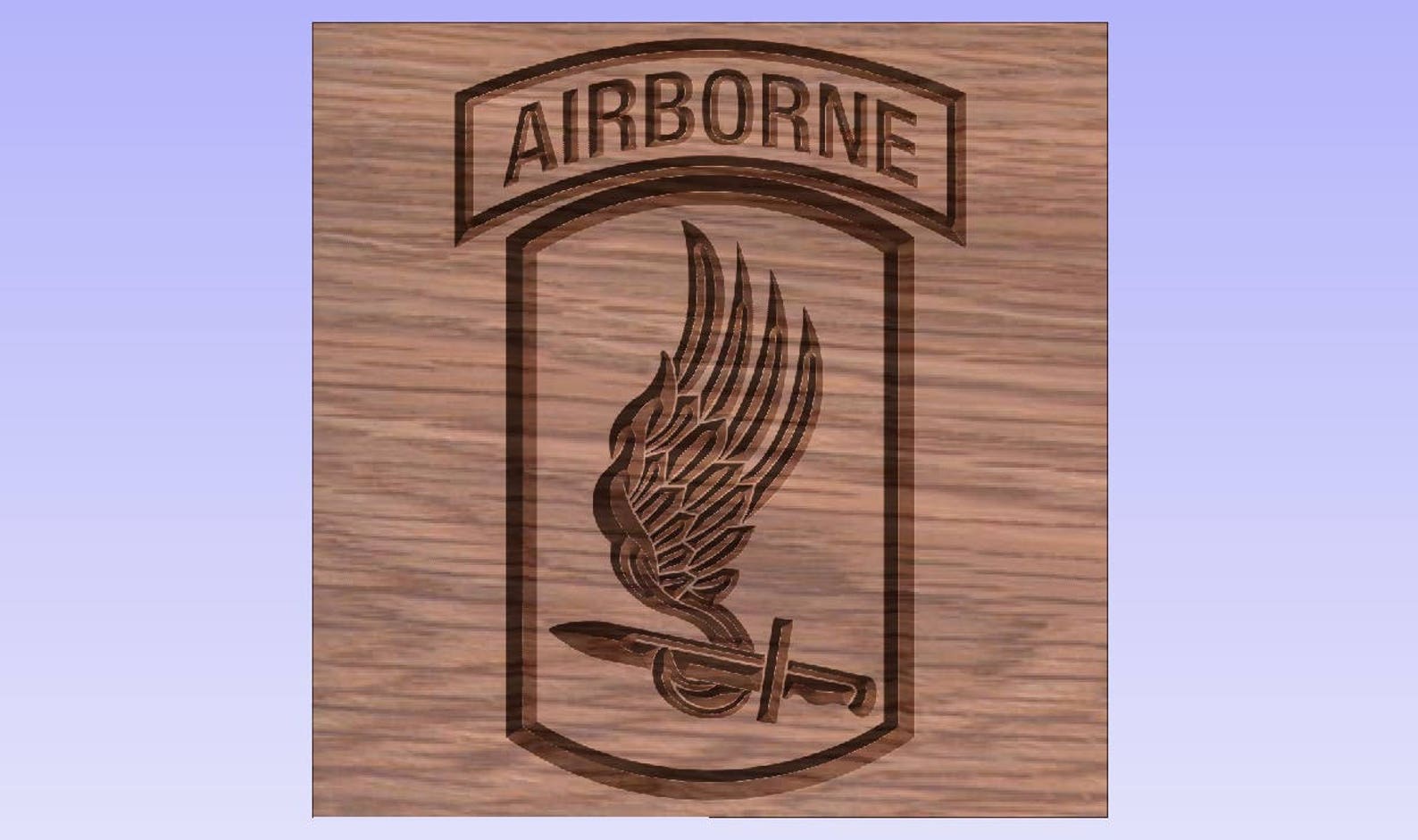US Army 173rd Airborne Brigade Patch Vector Files, Dxf Eps Svg Ai Crv ...