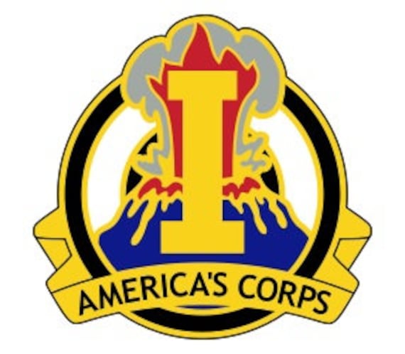 US Army I Corps Unit Crest Vector Files Dxf Eps Svg Ai Crv - Etsy