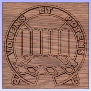 US Army Unit Crest 7th Infantry Regiment Vector Files, Dxf Eps Svg Ai ...