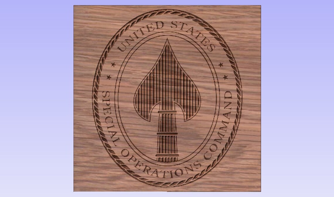 US Special Operations Command Emblem Vector Files Dxf Eps Svg | Etsy