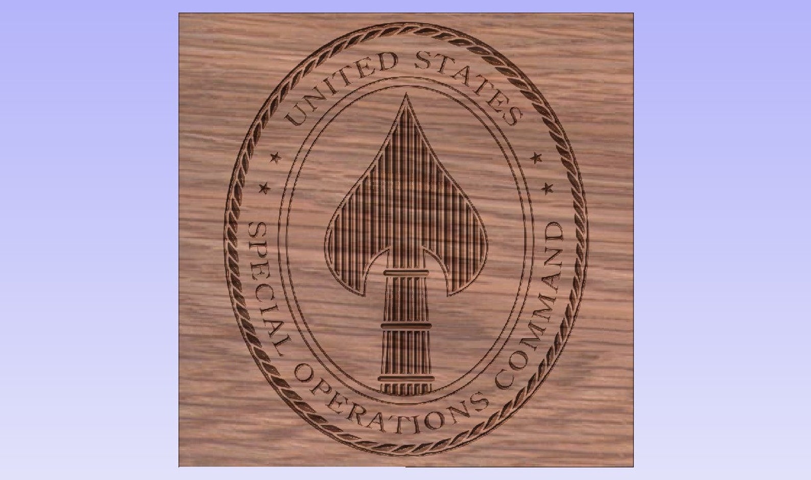 US Special Operations Command Emblem Vector Files, Dxf Eps Svg Ai Crv ...