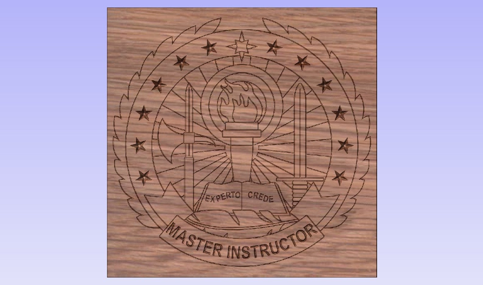 US Army Master Instructor Identification Badge Vector Files - Etsy