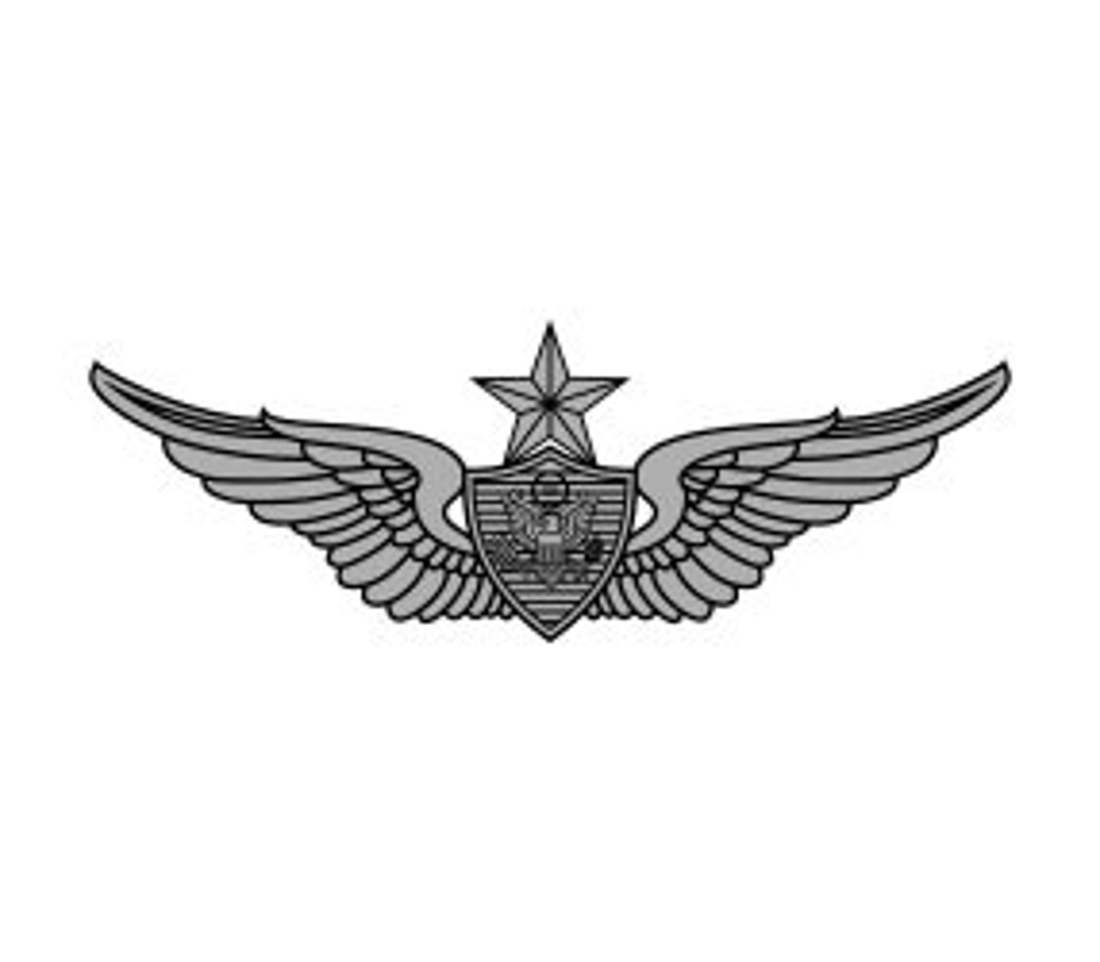 US Army Senior Aviation Badge Vector Files Dxf Eps Svg Ai Crv - Etsy