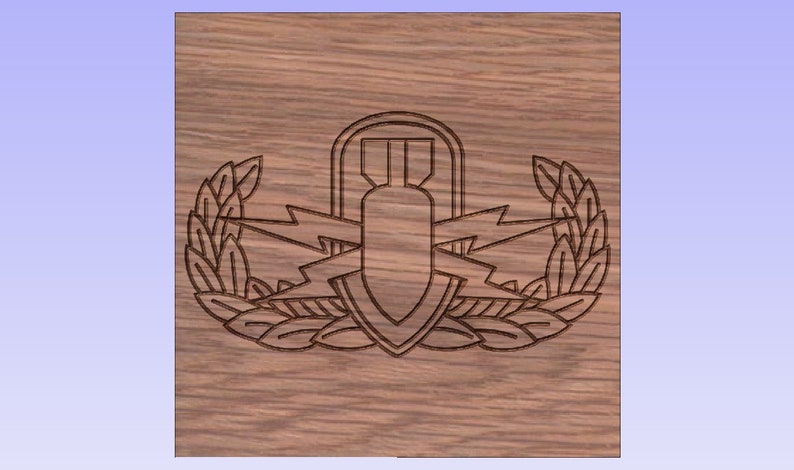 US Army Basic Explosive Ordnance Disposal Badge Vector Files - Etsy