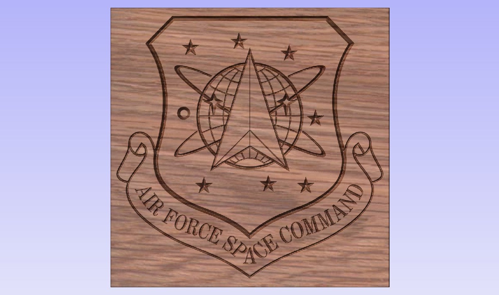 US Air Force Space Command Patch Vector Files Dxf Eps Svg Ai | Etsy