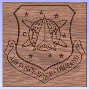 US Air Force Space Command Patch Vector Files, Dxf Eps Svg Ai Crv - Etsy