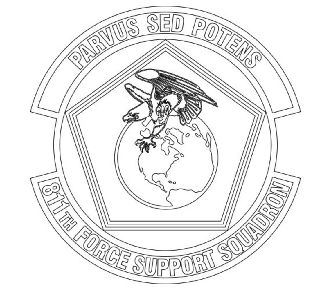 US Air Force 811th Force Support Squadron Patch Vector Files | Etsy