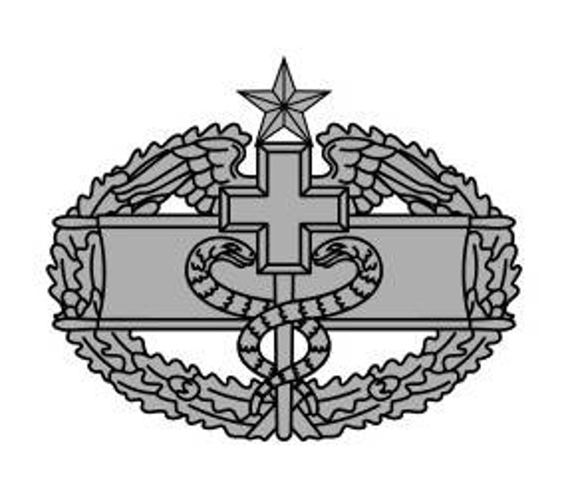 US Army Combat Medical Badge 2nd Award Vector Files Dxf Eps | Etsy