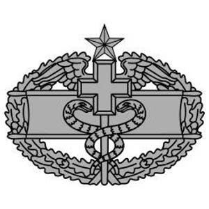 US Army Combat Medical Badge (2nd Award) Vector Files, Dxf Eps Svg Ai ...