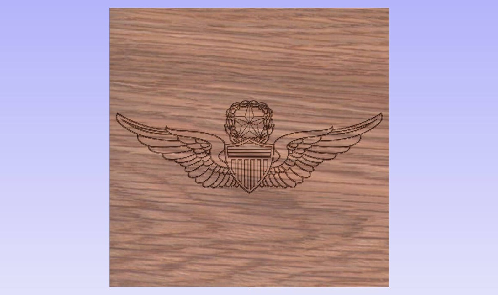 US Army Master Aviator Badge Vector Files Dxf Eps Svg Ai Crv | Etsy