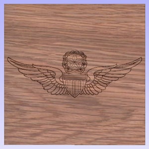 US Army Master Aviator Badge Vector Files, Dxf Eps Svg Ai Crv - Etsy
