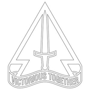 US Army Security Force Assistance Command Unit Crest Vector Files, Dxf ...