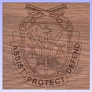 US Army Military Police Regimental Crest Vector Files, Dxf Eps Svg Ai ...