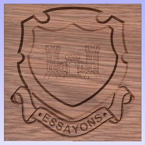 US Army Engineer Corps Regimental Crest Vector Files, Dxf Eps Svg Ai ...