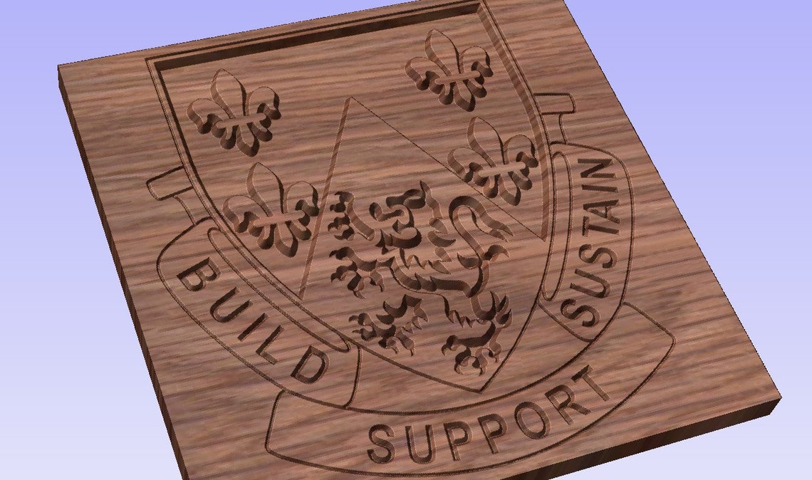 US Army 249th Engineer Battalion Unit Crest Vector Files Dxf - Etsy