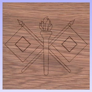 US Army Signal Corps Branch Insignia Vector Files, Dxf Eps Svg Ai Crv ...