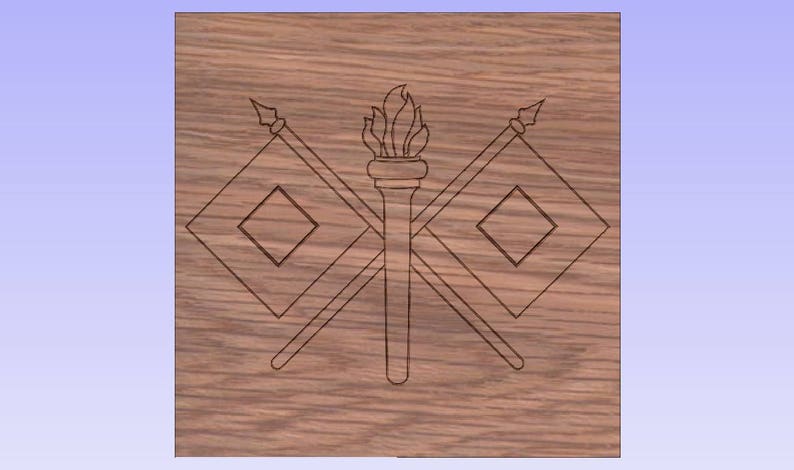 US Army Signal Corps Branch Insignia Vector Files, Dxf Eps Svg Ai Crv ...