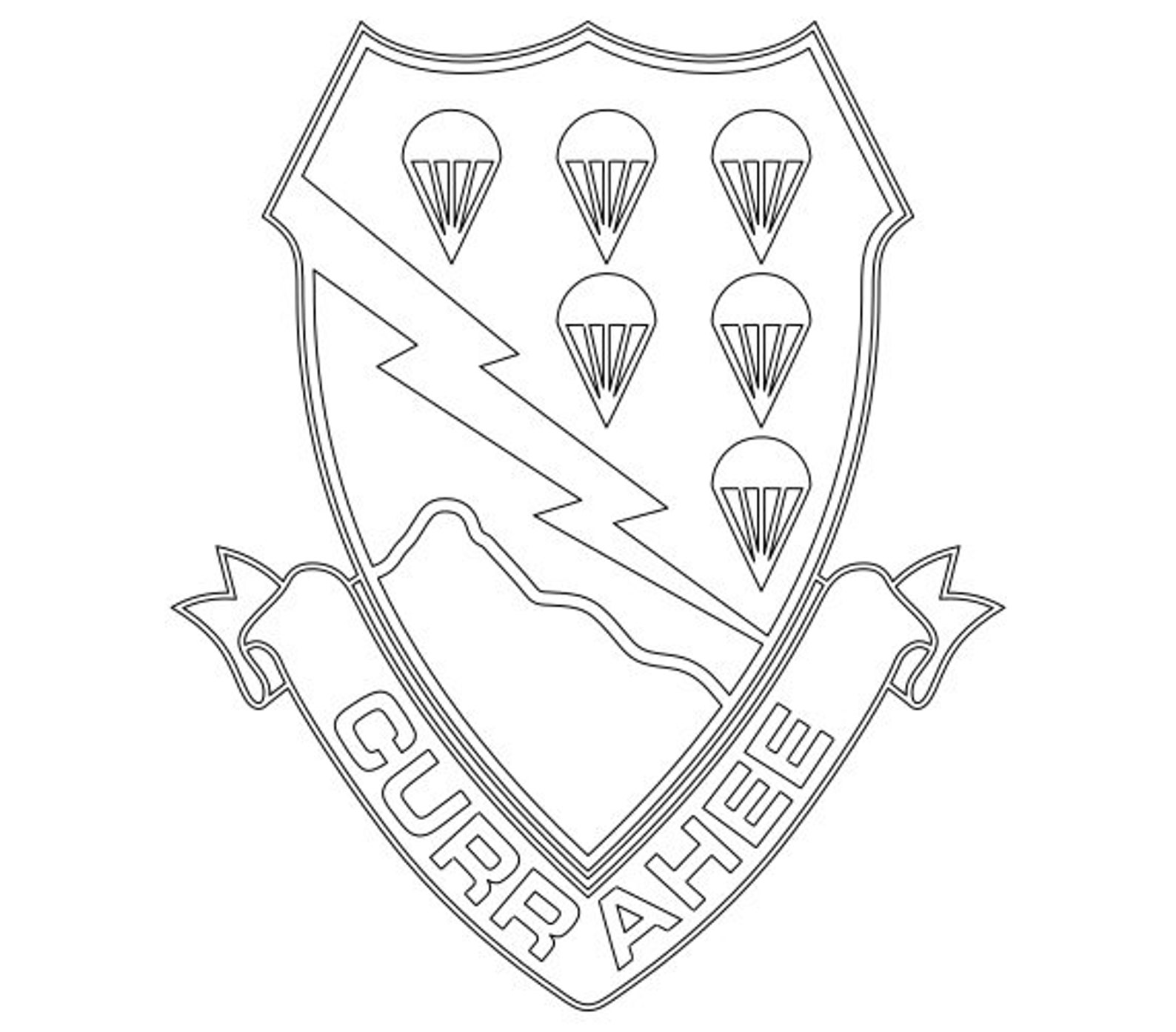 US Army Unit Crest 506th Infantry Regiment Vector Files Dxf - Etsy