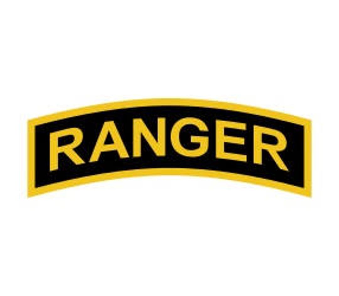 US Army Ranger Tab Vector Files, Dxf Eps Svg Ai Crv - Etsy