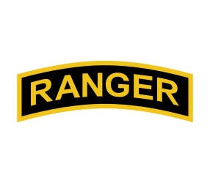 US Army Ranger Tab Vector Files, Dxf Eps Svg Ai Crv - Etsy
