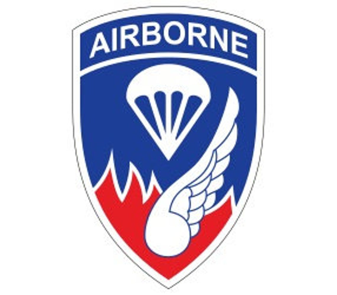 US Army 187th Airborne Regimental Combat Team Patch Vector | Etsy