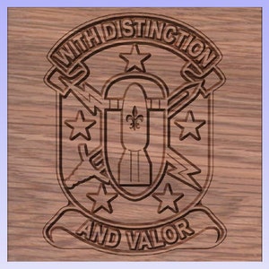 US Army 71st Ordnance Group Unit Crest Vector Files, Dxf Eps Svg Ai Crv ...