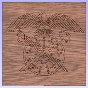 US Army Quartermaster Branch Insignia Vector Files, Dxf Eps Svg Ai Crv ...
