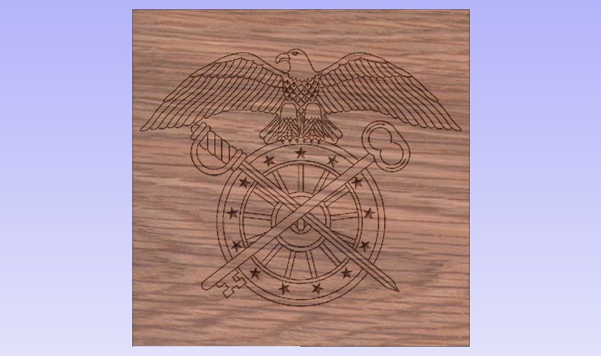 US Army Quartermaster Branch Insignia Vector Files, Dxf Eps Svg Ai Crv ...