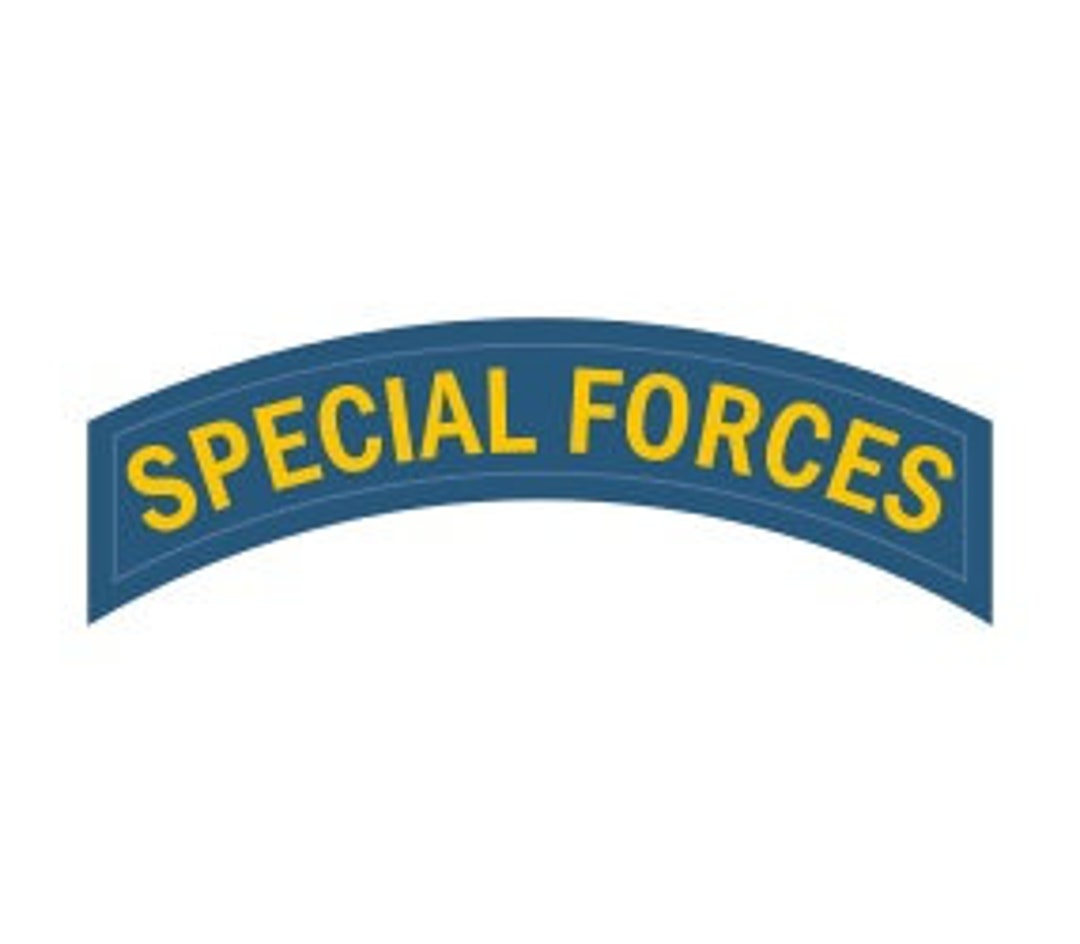 US Army Special Forces Tab Vector Files, Dxf Eps Svg Ai Crv - Etsy