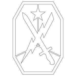 US Army Maneuver Center of Excellence Patch Vector Files, Dxf Eps Svg ...