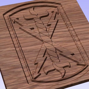 US Army 17th Field Artillery Brigade Patch Vector Files, Dxf Eps Svg Ai ...