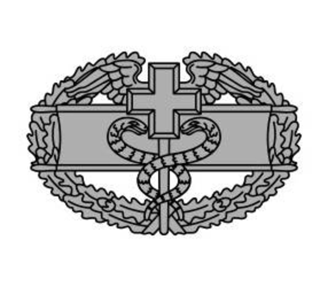 US Army Combat Medical Badge Vector Files, Dxf Eps Svg Ai Crv - Etsy