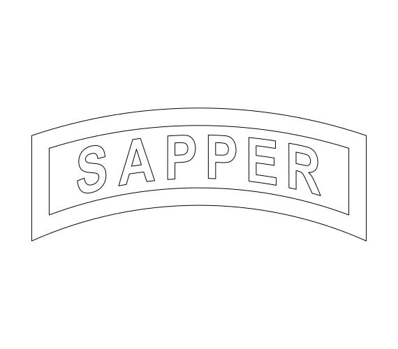 Army Sapper Tab