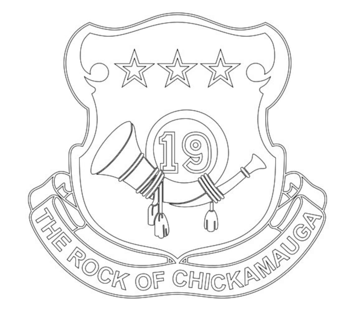 US Army 19th Infantry Regiment Unit Crest Vector Files Dxf | Etsy