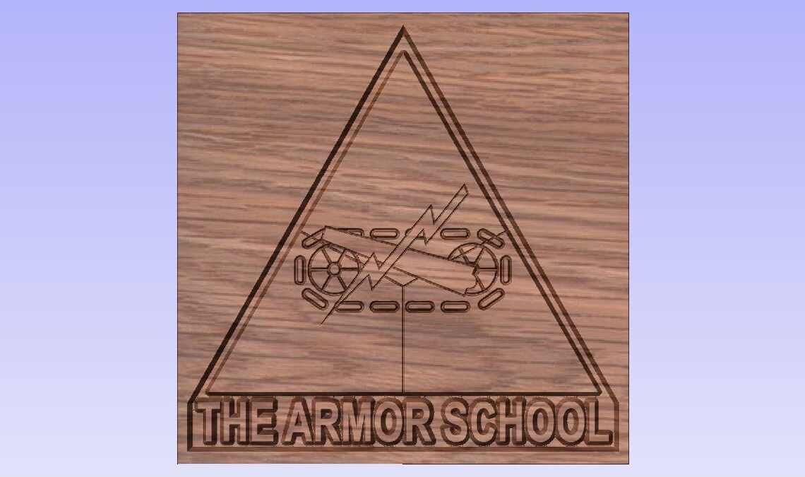 US Army Armor School Patch Vector Files Dxf Eps Svg Ai Crv - Etsy