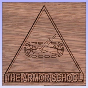 US Army Armor School Patch Vector Files, Dxf Eps Svg Ai Crv - Etsy