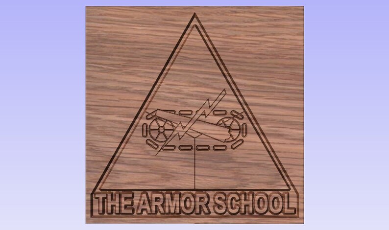 US Army Armor School Patch Vector Files Dxf Eps Svg Ai Crv - Etsy