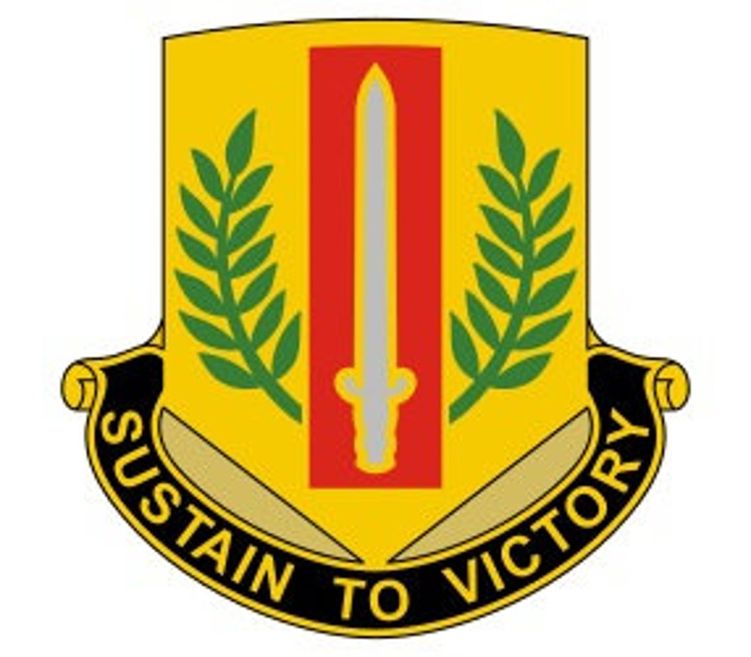 US Army 1st Infantry Division Sustainment Brigade Unit Crest Vector ...