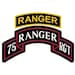 US Army 75th Ranger Regiment Patch With Ranger Tab Vector | Etsy