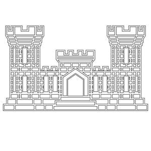 US Army Engineer Branch Insignia Vector Files, Dxf Eps Svg Ai Crv - Etsy