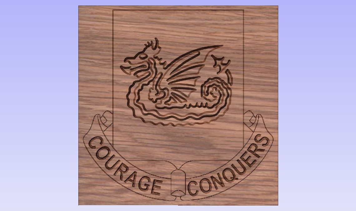 US Army 37th Armor Regiment Unit Crest Vector Files Dxf Eps - Etsy