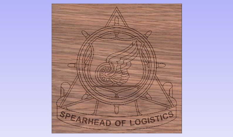 US Army Transportation Corps Regimental Crest Vector Files, Dxf Eps Svg ...