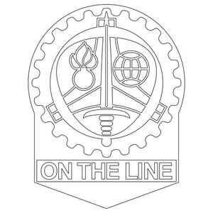 US Army Sustainment Command Unit Crest Vector Files, Dxf Eps Svg Ai Crv ...