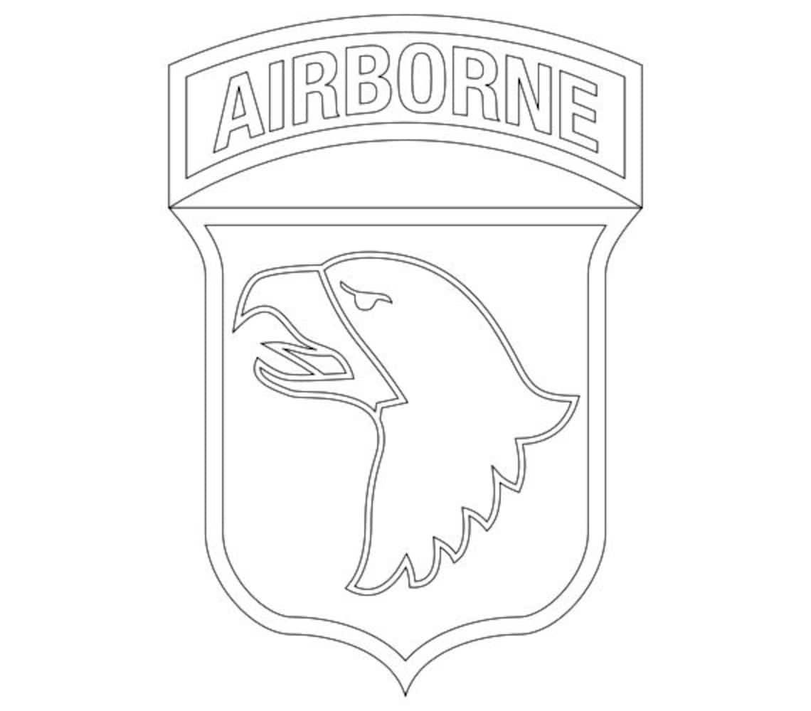 US Army 101st Airborne Division Patch Vector Files Dxf Eps - Etsy
