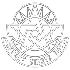 US Army Combined Arms Support Command Unit Crest Vector Files, Dxf Eps ...